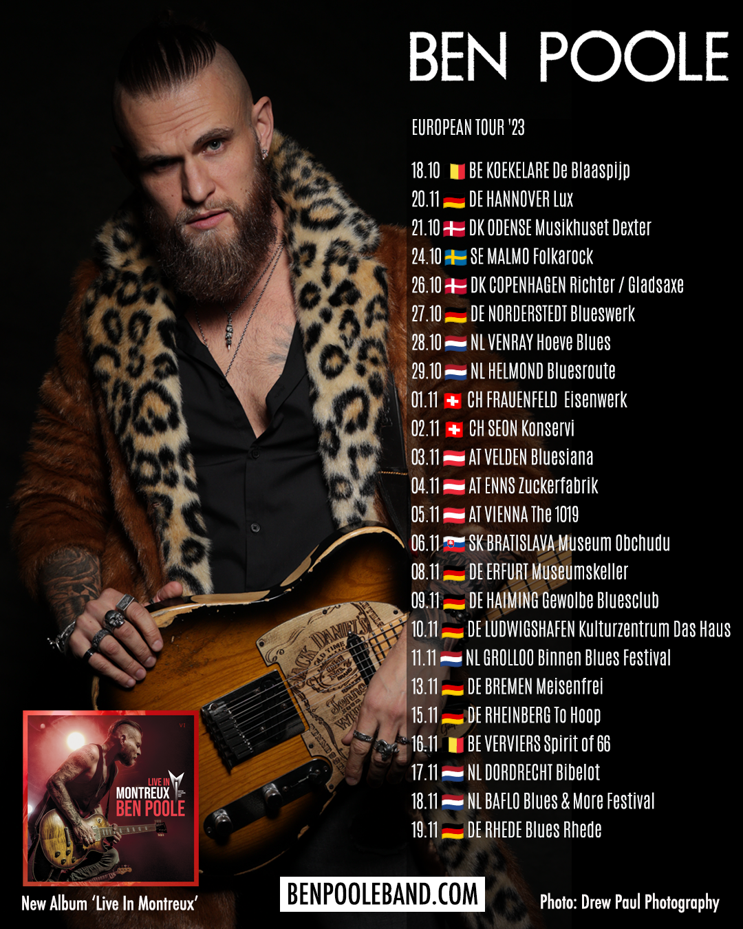 EUROPEAN TOUR BEGINS! - Ben Poole